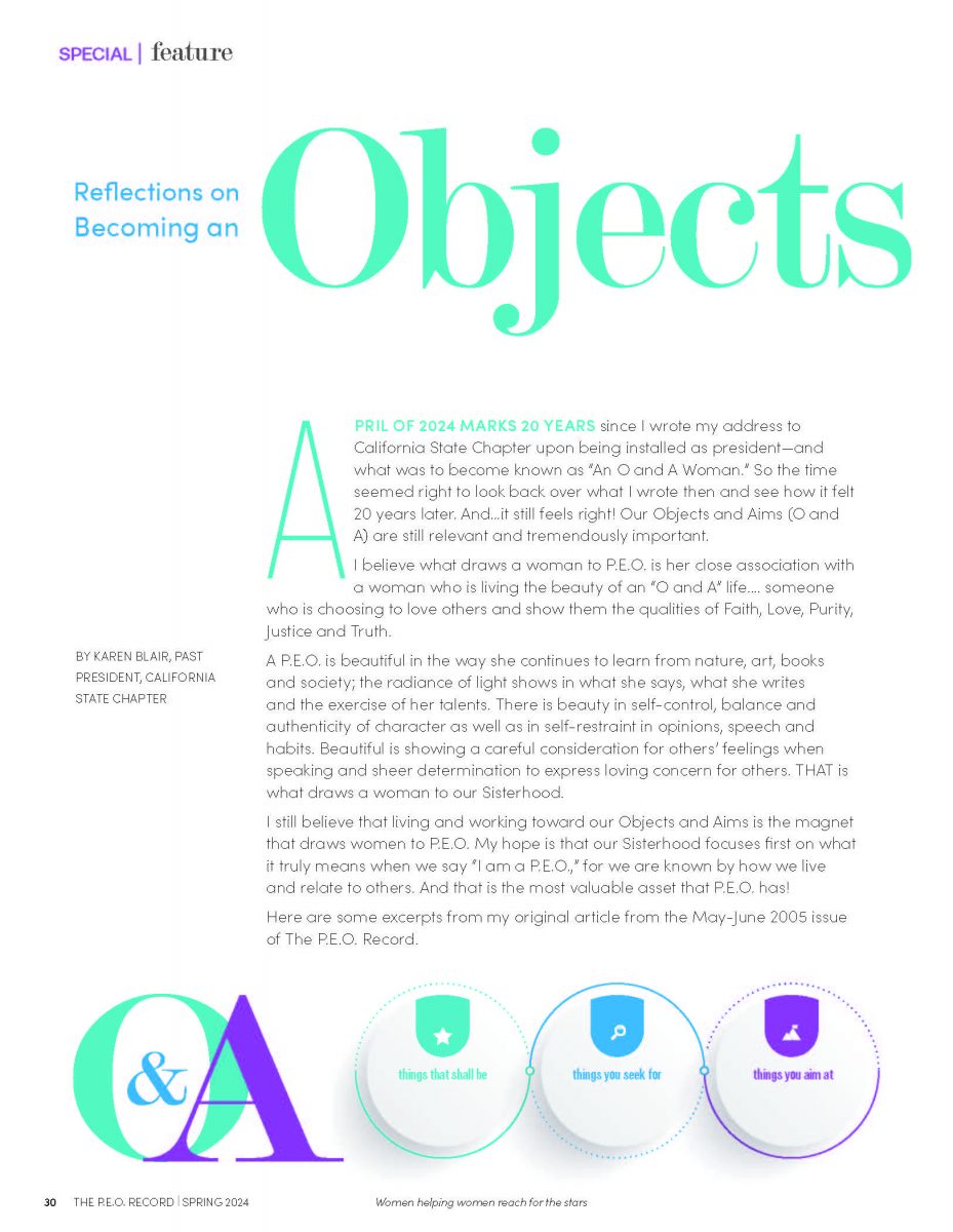 The P.E.O. Record - P.E.O. International